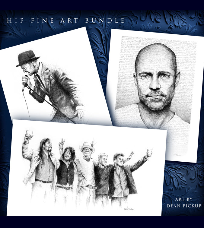 Tragically Hip Fine Art Print Bundle – Dean Pickup Art